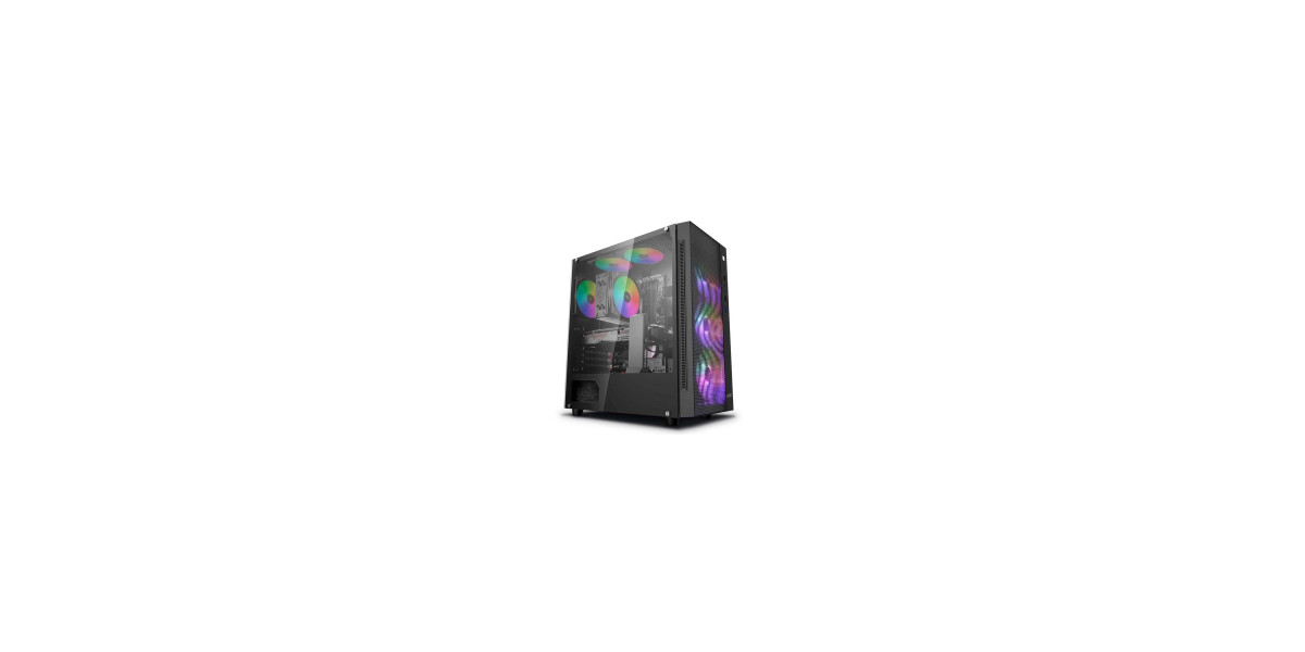PC-uri si Componente DEEPCOOL MATREXX 55 MESH ADD-RGB 4F, Negru pe ...