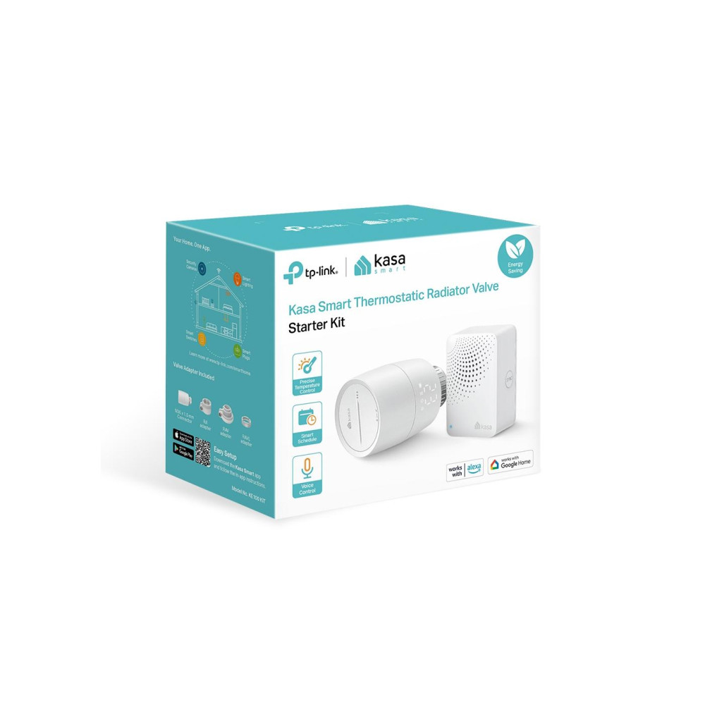 Smart Accesorii Thermostatic + Hub TP-LINK Kasa KE100 Kit, White, Smart ...