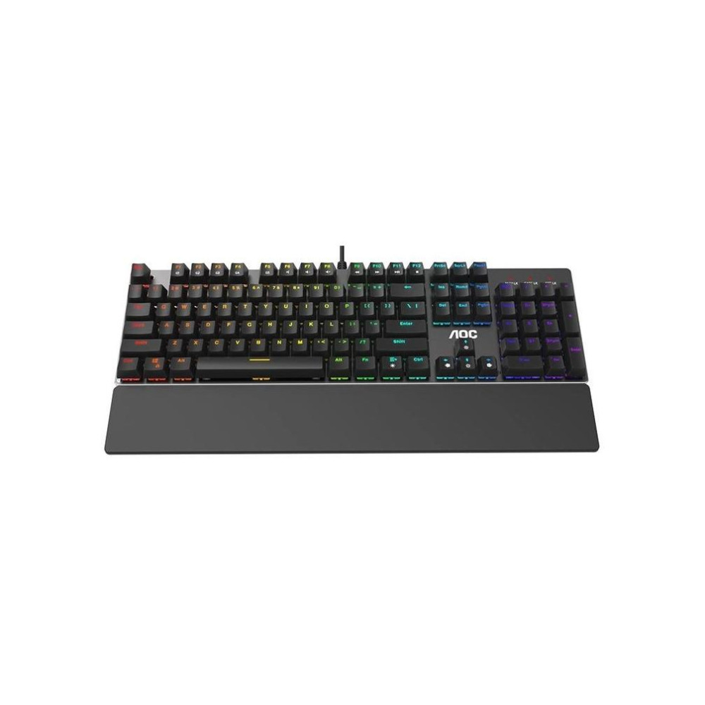 Keyboard AOC GK500-RED RGB, Black, AOC GK500DR2R | Confort și ...