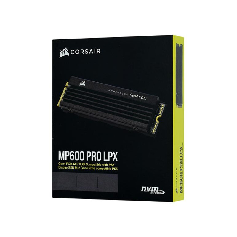 M.2 NVMe SSD 2.0TB Corsair MP600 PRO LPX, w/Heatsink, Interface: PCIe4 ...
