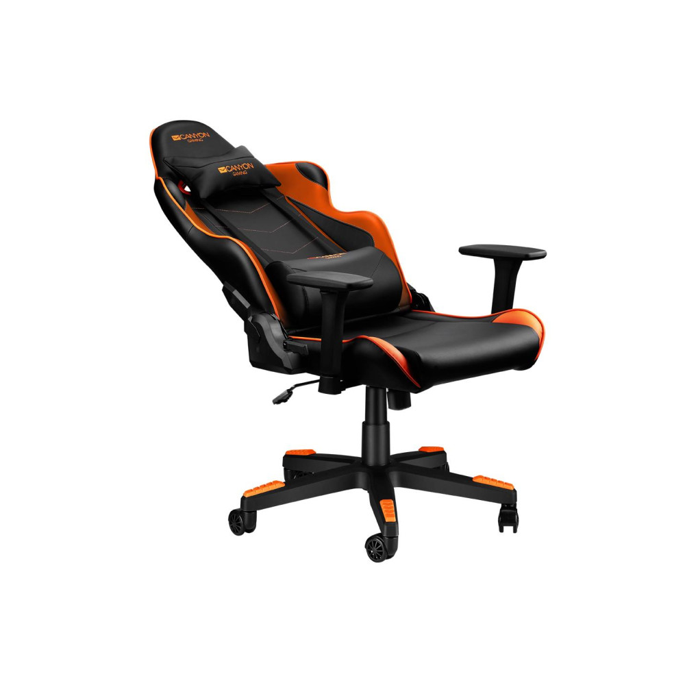 Gaming Chair Canyon Deimos, Black/Orange Preț Avantajos | neocomputer.md