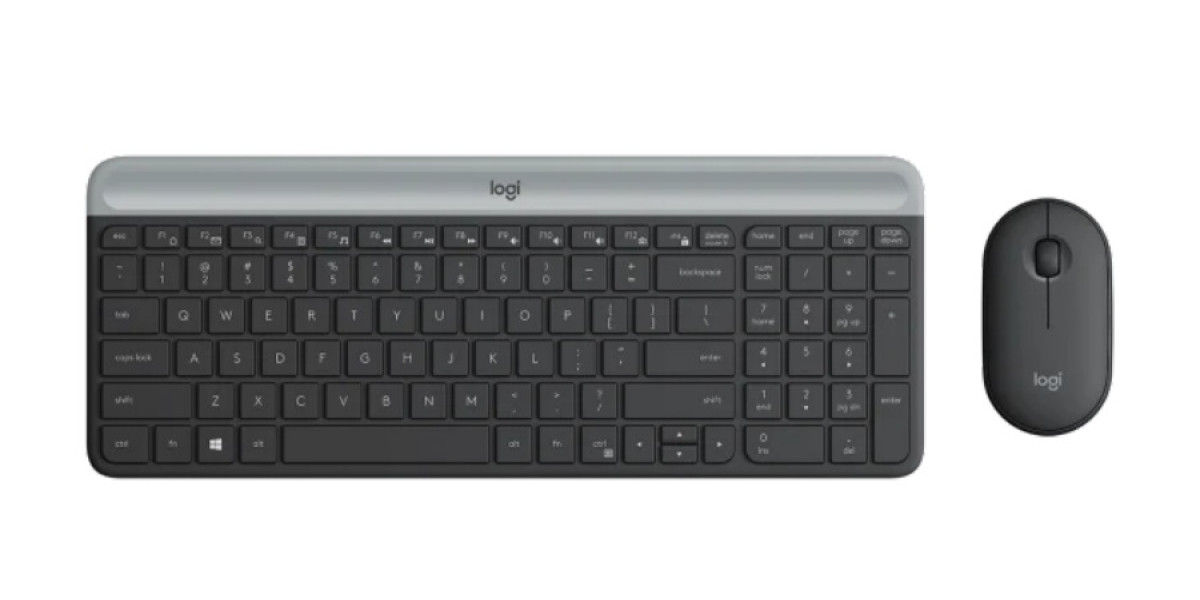 Keyboard Logitech Wireless Combo MK470 Slim, Graphite, US/RU | Confort ...